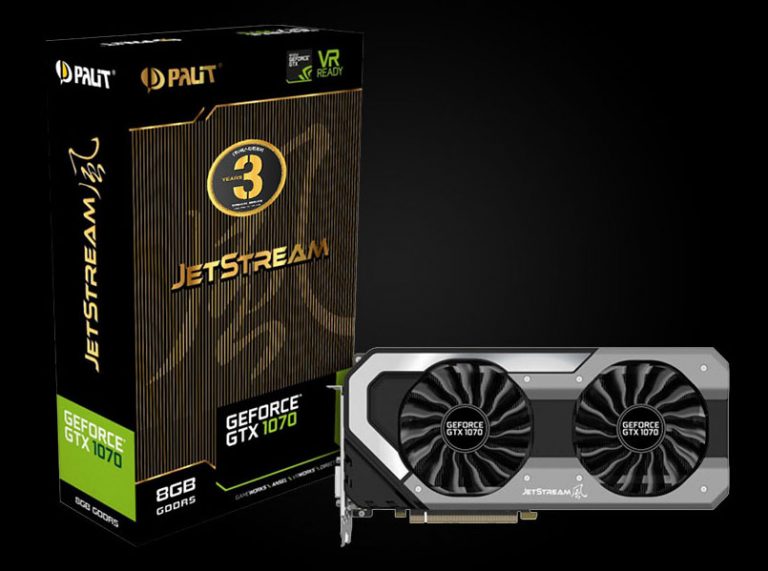 PALIT 지포스 GTX1070 Jet Stream GDDR5 8GB 그래픽카드 공급개시 | STCOM